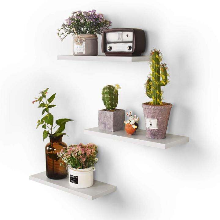 Hambalan Kayu ambalan minimalis rak dinding floating shelves | Lazada ...