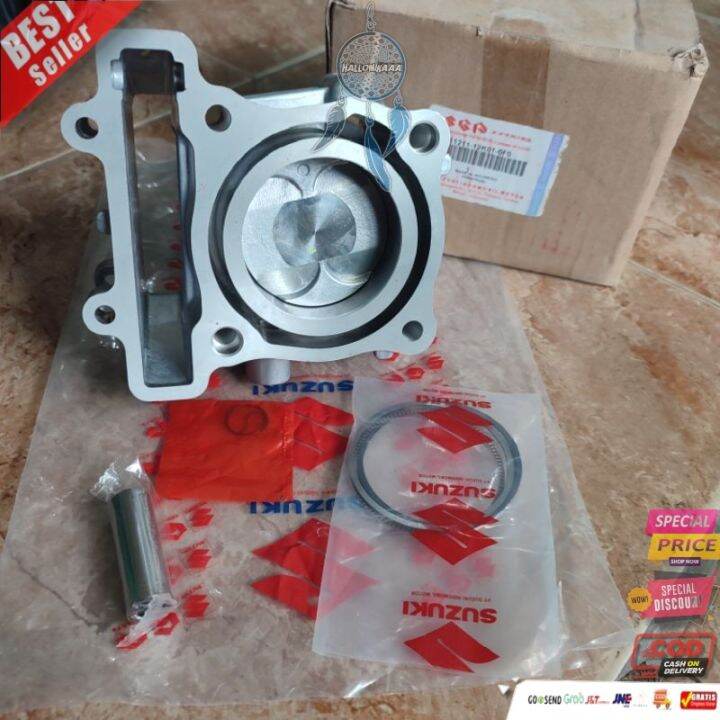 BLOK BORING SEHER PISTON SET ORIGINAL SCEM GSX 150 SATRIA FU INJEKSI 150 | Lazada Indonesia