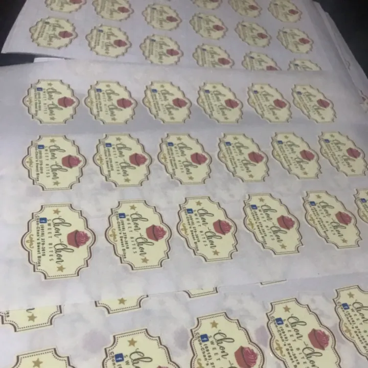 Waterproof stickers for your product label | Lazada PH