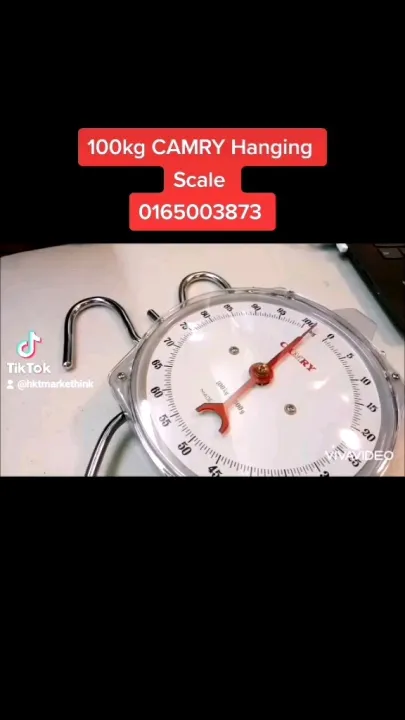 Original CAMRY 100KG Mechanical Hanging Scale / Timbang Gantung HKT1033 ...