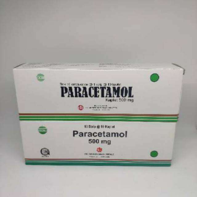 PARACETAMOL Kaplet 500mg BOX | Lazada Indonesia