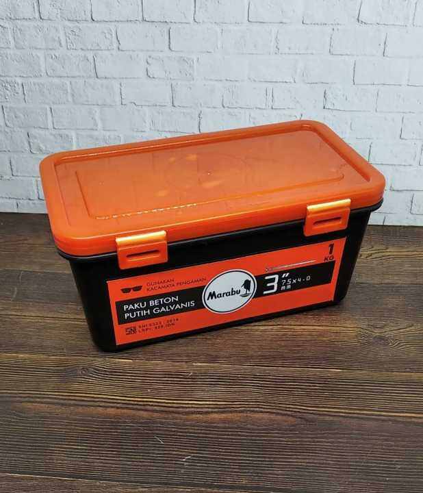 PAKU BETON 7 CM 1 KG PAKU BETON PUTIH 7 CM / 3" 7.5 x 4.0 MM | Lazada ...