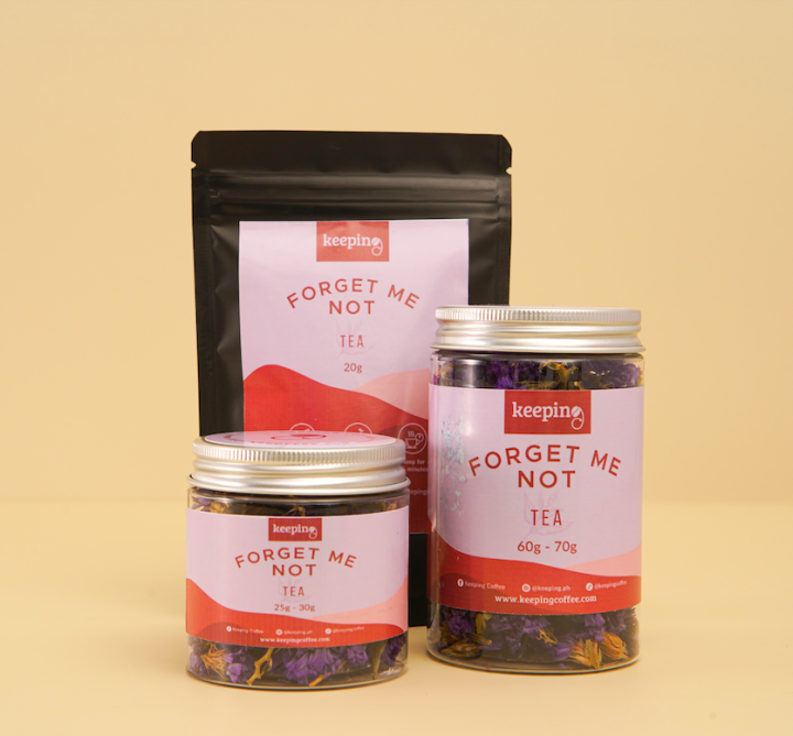 [Keeping Coffee] Forget Me Not Tea Jar - 200ml Big Jar | Lazada PH