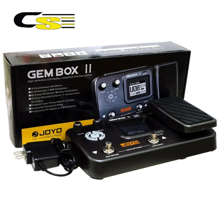 JOYO มัลติเอฟเฟคกีตาร์ รุ่น GEMBOX II ( GEM BOX II Multi Guitar Effects ...