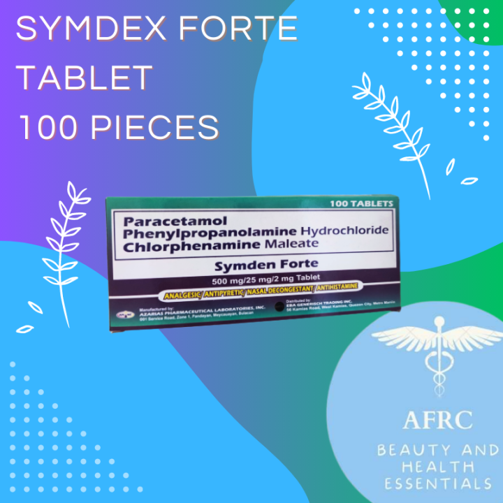 AFRC Symden Forte Tablet 100 Pieces | Lazada PH
