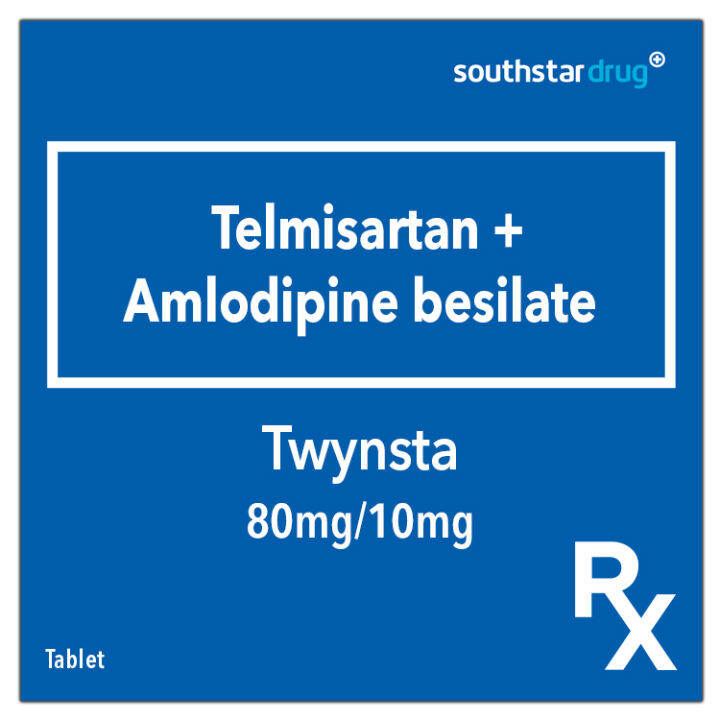 Rx: Twynsta 80mg / 10mg Tablet | Lazada PH