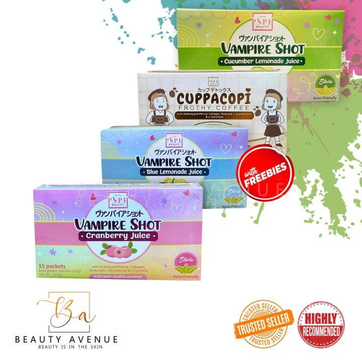 [VARIATION] PSPH Vampire Shot Cranberry, Blue Lemonade, Cucumber ...