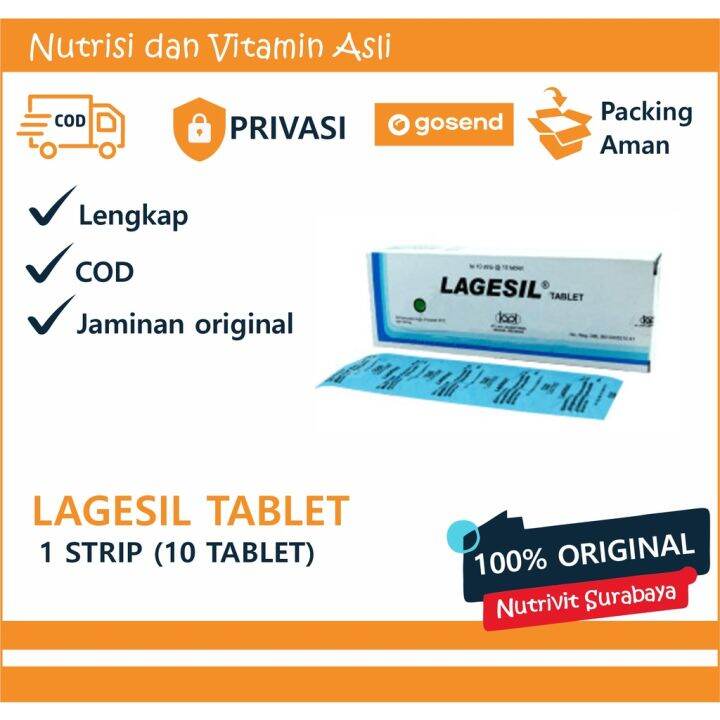 Lagesil TABLET - 1 STRIP | Lazada Indonesia
