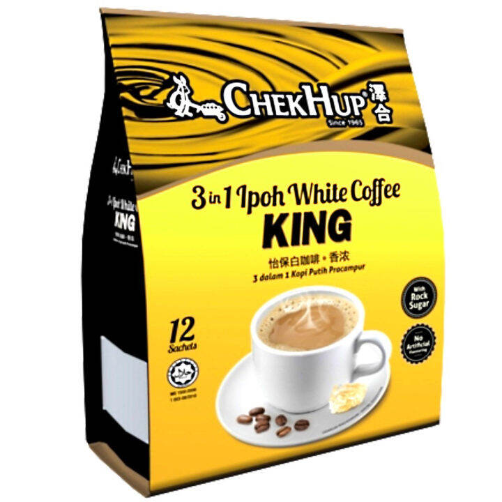CHEK HUP KING 3 IN 1 IPOH WHITE COFFEE 12 x 40 g | Lazada