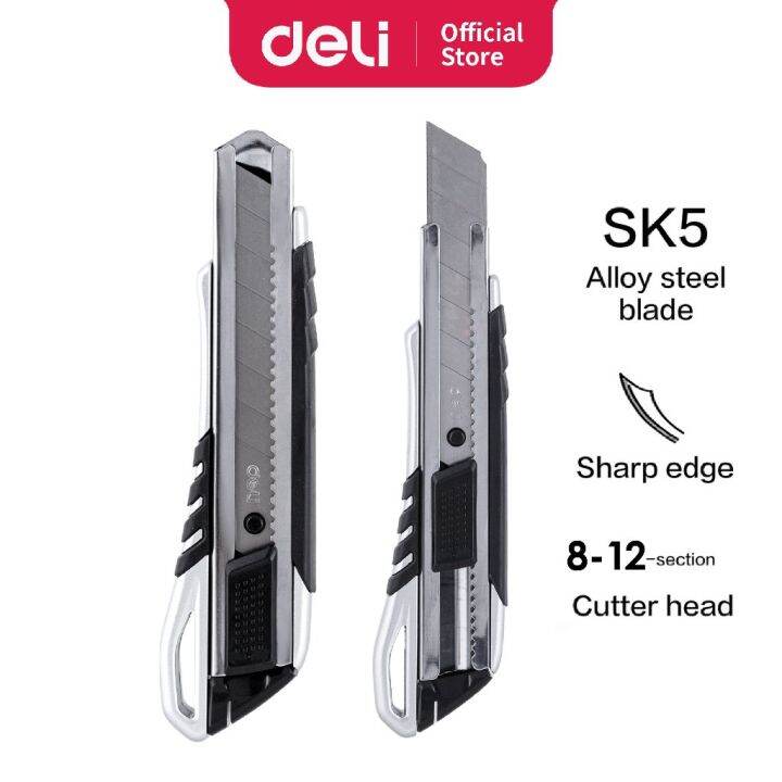 Deli Cutter Made from Two Materials Titanium E2057 | Lazada