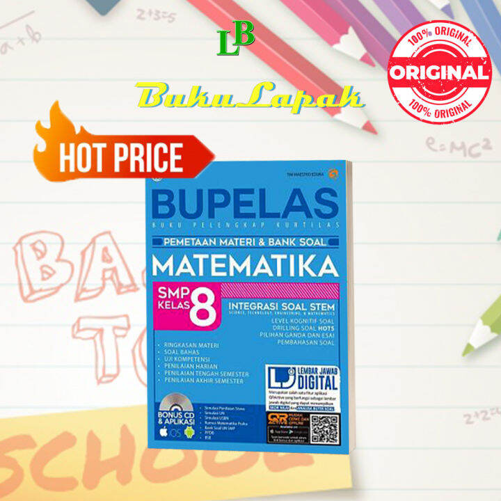 BUKU MATEMATIKA SMP KELAS 8 BUPELAS PEMETAAN MATERI & BANK SOAL ...