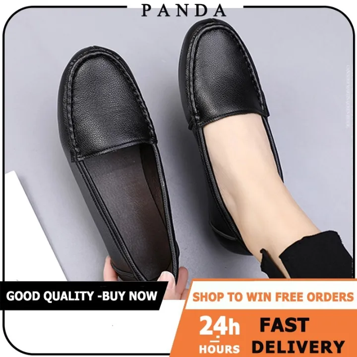 Panda Shuta Black shoes for ladies women office Shoes for women COD ...