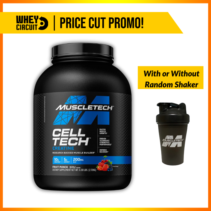 MuscleTech Cell-Tech Creatine Powder Musclebuilding Creatine ...