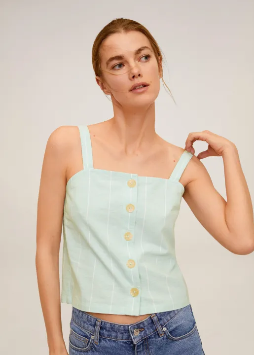 [MANGO] TOP RUGBY-H / TOP REF. 67052516 | Lazada.co.th