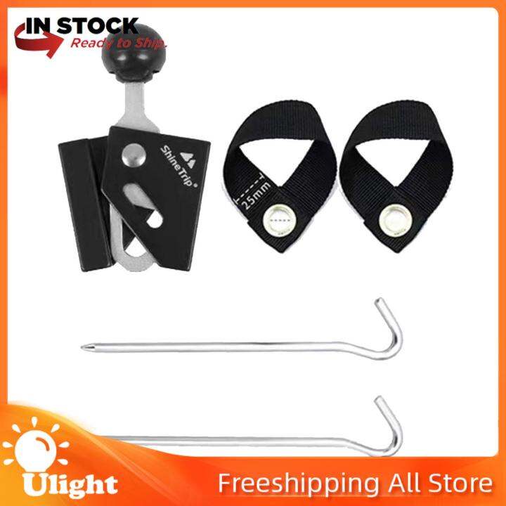 Ulight Tarp Pole Tip Cover Tarpaulin Rod Holder, Camping Tent Support ...