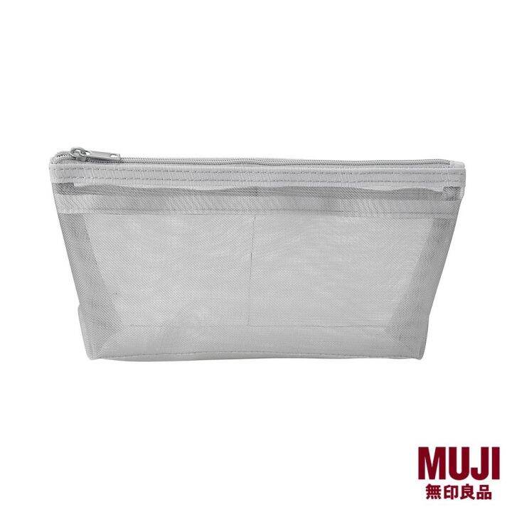 MUJI Nylon Mesh Pen Case With Gusset | Lazada Singapore