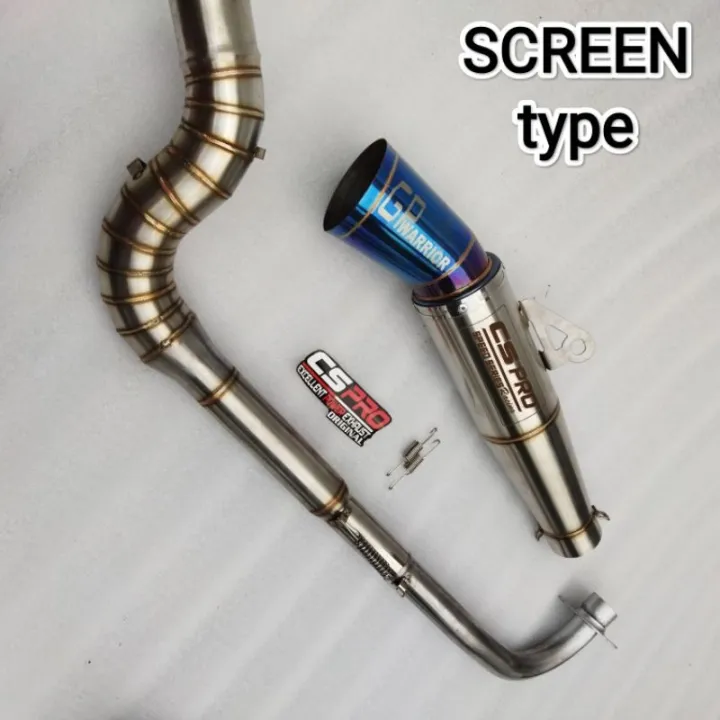 Original Cs Pro Exhaust Wave 125/100 Xrm 125/110 Rs 125/110 Fury Smash ...