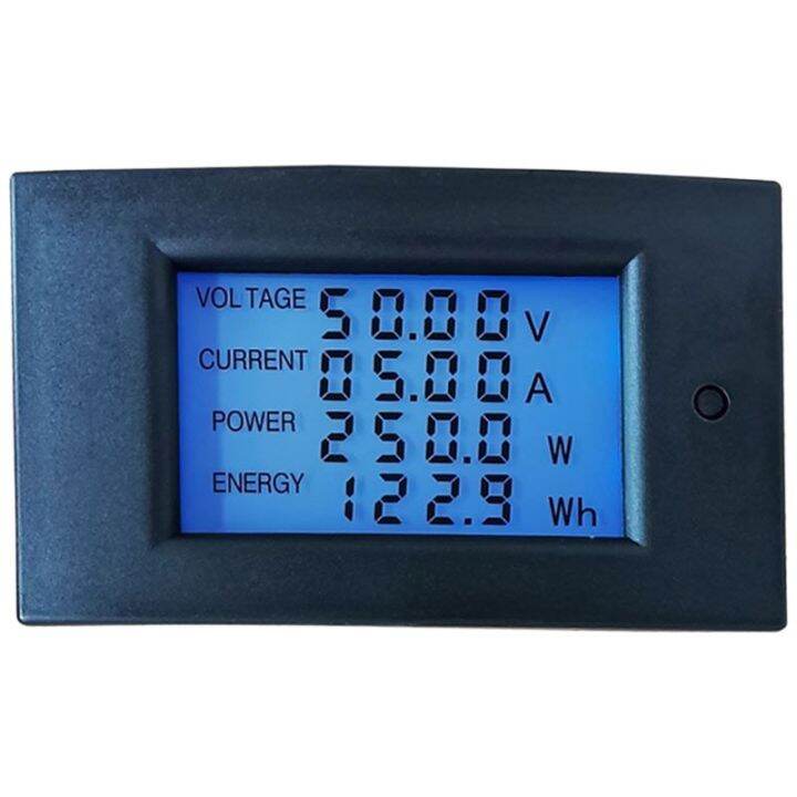 Lcd Display Digital Current Voltage Solar Power Meter Multimeter ...