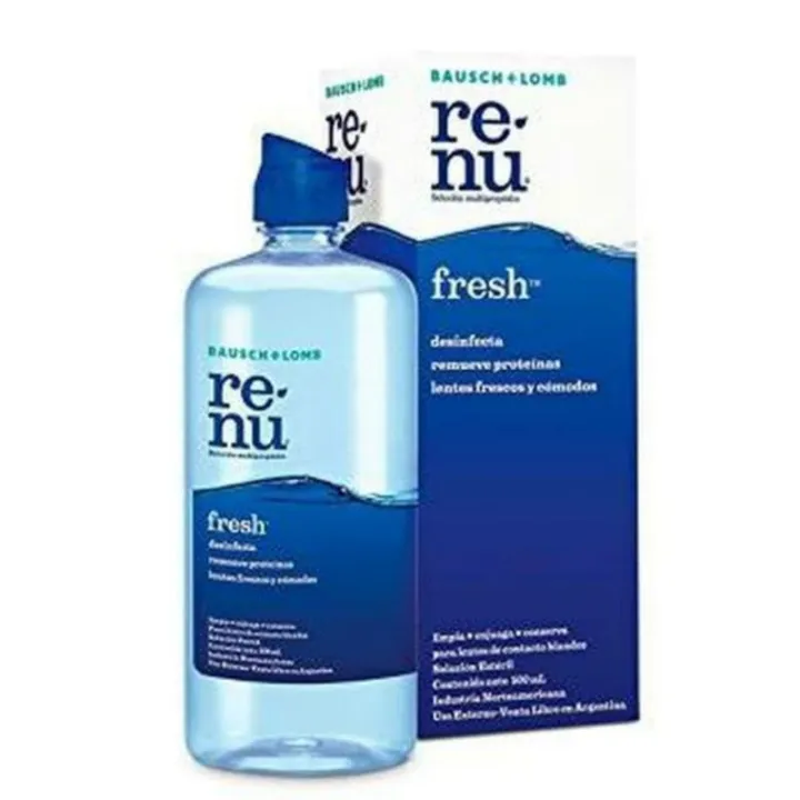 Air softlens Renu Fresh Cairan Pencuci Rendam Soflen Renu Bausch Lomb ...