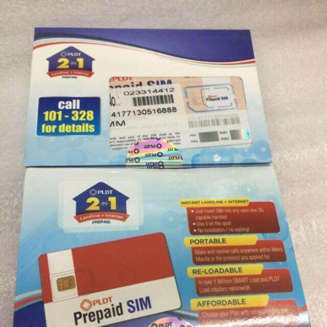 COD PLDT Landline Sim Card(02-area Code) | Lazada PH