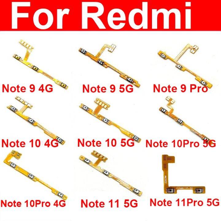 On Off Button Power Volume Key Switch Flex Cable For Xiaomi Redmi Note ...