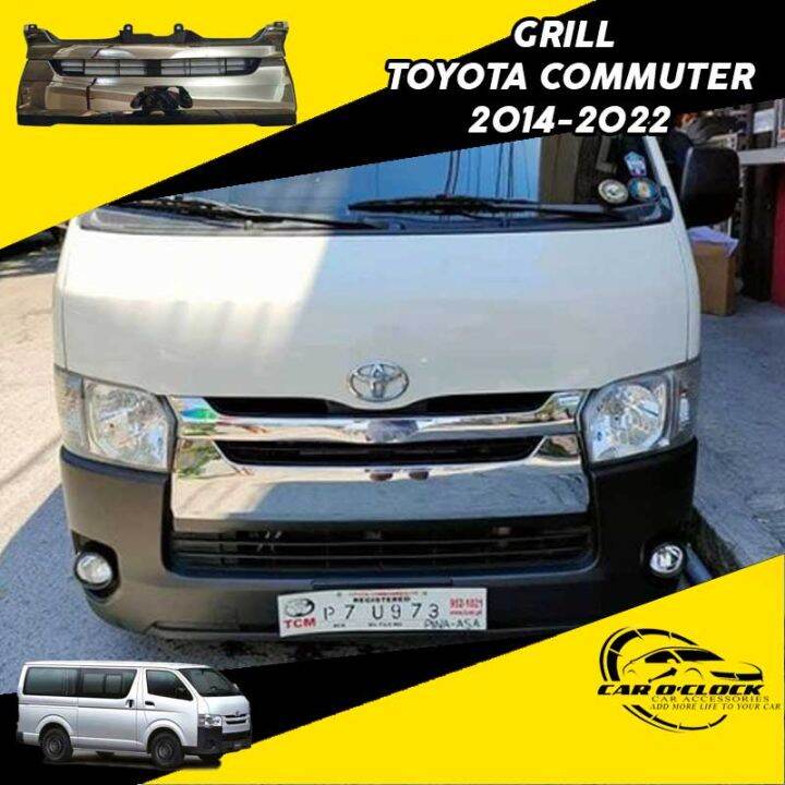 Toyota Hiace Chrome Grill Commuter/Cargo (2014-2022) | Lazada PH