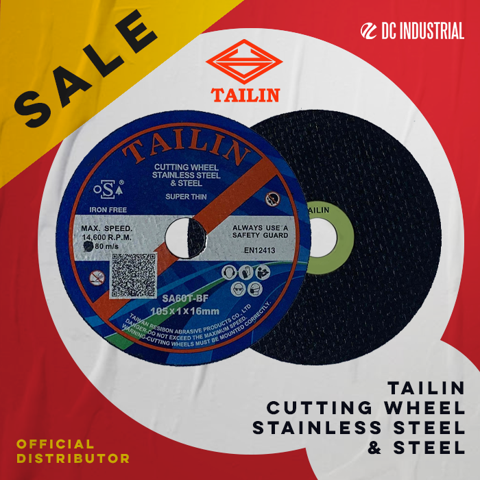 TAILIN SUPERTHIN STAINLESS CUTTING DISC 4 X 1.0MM | Lazada PH