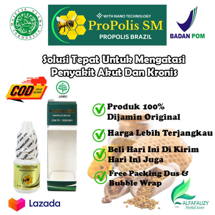 Propolis SM Propolis Brazil With Nano Technology Asli 100% Brazilian ...