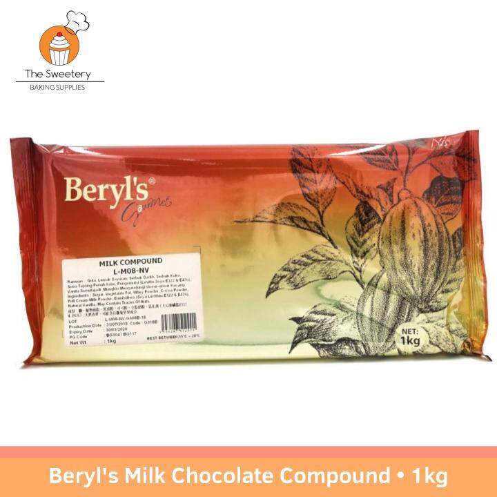 Beryl's Milk Chocolate Compound Block 1kg | Lazada PH