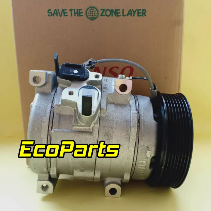 Kompresor Compressor AC Innova Diesel Double Blower DENSO ASLI Lengkap ...