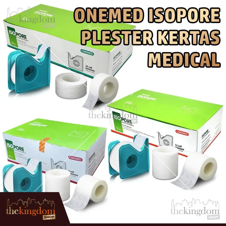 Onemed Isopore Plester Kertas Medical Dispenser Plaster Micropore P3K ...