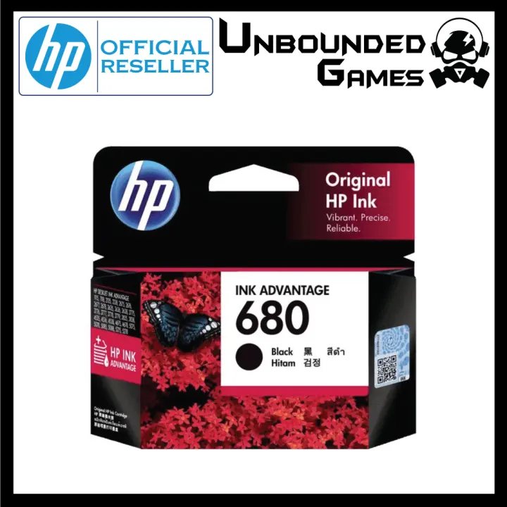HP 680 Black / HP 680 Tri-Color Ink Cartridge 100% ORIGINAL ( ~480 ...
