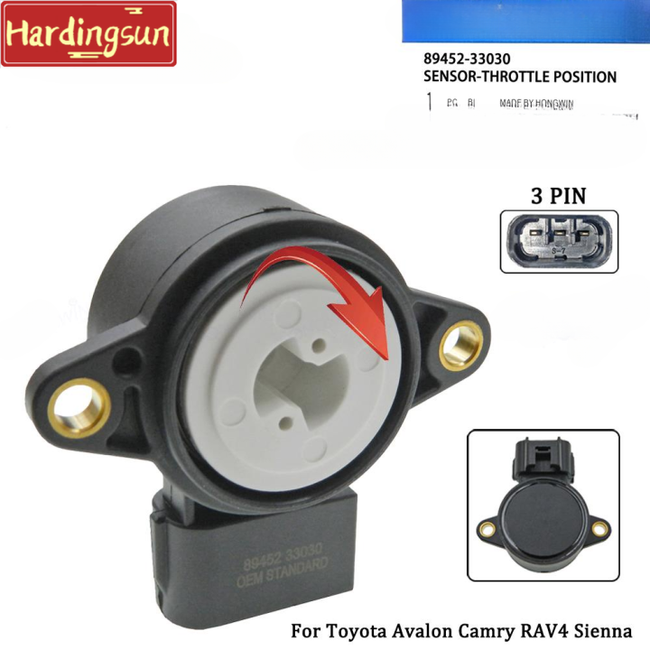 Hardingsun 89452-33030 Throttle Position TPS Sensor Fits Toyota Toyota ...