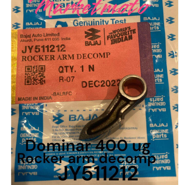 ROCKER ARM DECOMP KTM Duke 390, RC390, Dominar 400 UG Genuine JY511212 ...