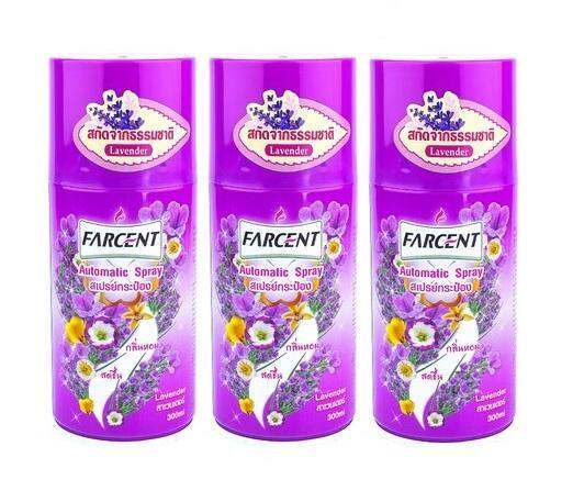 รีฟิล เครื่องพ่น FARCENT ลาเวนเดอร์ 300ML (3ขวด) | Lazada.co.th