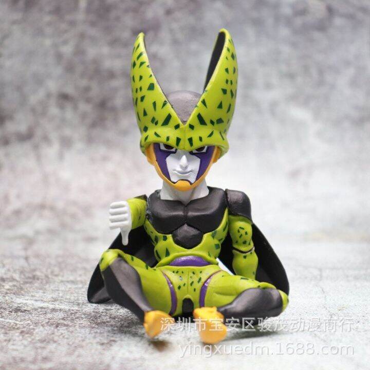 4 types 13CM Kids Frieza Buu Majin Buu Boo Middle Finger PVC Figure Collectible Model Toy ...