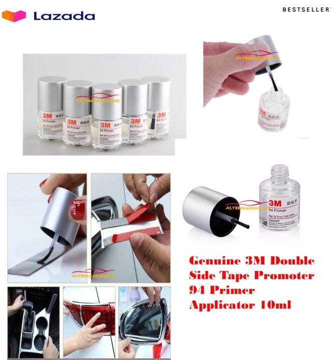 Genuine 3M Double Side Tape Promoter 94 Primer Applicator 10ml | Lazada