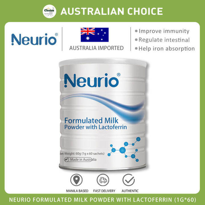 Neurio Formulated Milk Powder with Lactoferrin Platinum Edition 1g*60 ...