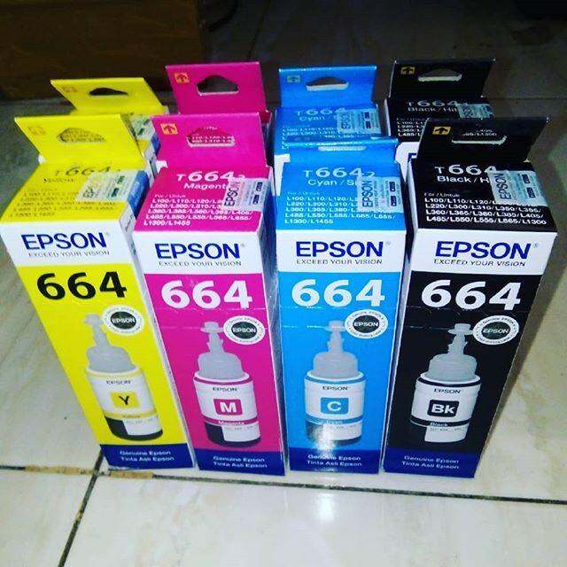 Tinta 664 Premium 1 Set BK,C,M,Y | Lazada Indonesia