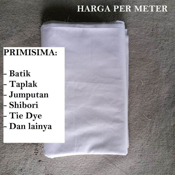 Kain Primissima Bahan Batik Kain Putih Primisima Putih Kain Bahan Batik ...