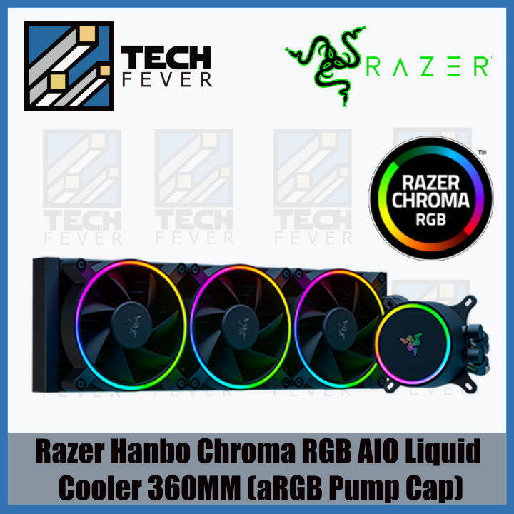 Razer Hanbo Chroma RGB AIO Liquid Cooler 360MM (aRGB Pump Cap) All-In ...
