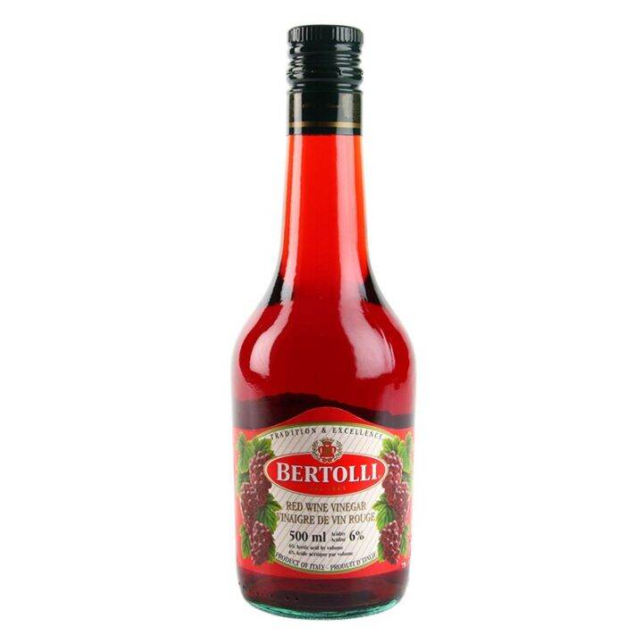 Promotion for you🔸 ( x 1 Pack ) Bertolli Red Wine Vinegar 500ml ...