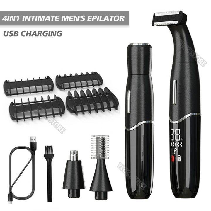 【HOT】 Intimate Areas Haircut Precision Shaver Men Bikini Line Sensitive ...