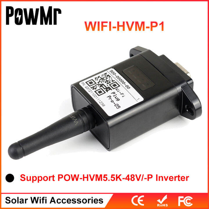 PowMr Hybrid Solar Power Inverter POW-HVM5.5K-48V-P Wifi Port WiFi ...