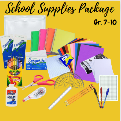 School Supplies Package for Grade 7 to 10 stationery set school set ...