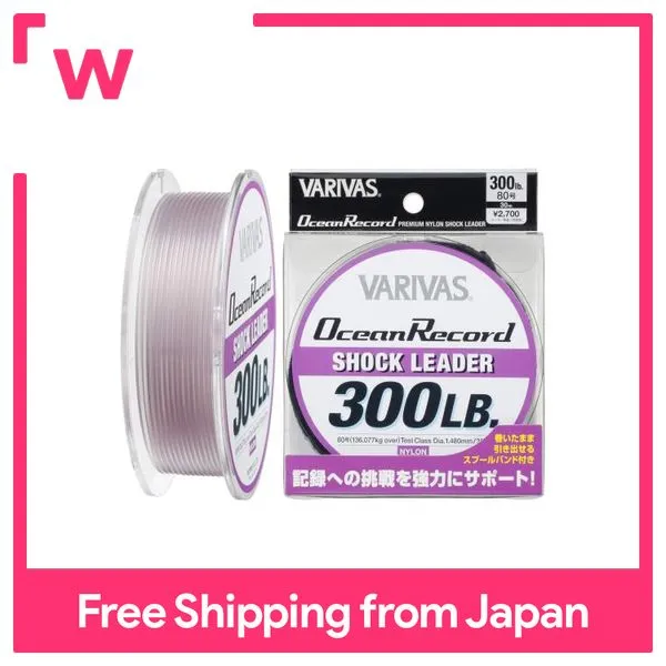 VARIVAS Leader Varibus Ocean Record Shock Leader Nylon 30m No. 80 300lb Misty Purple | Lazada PH