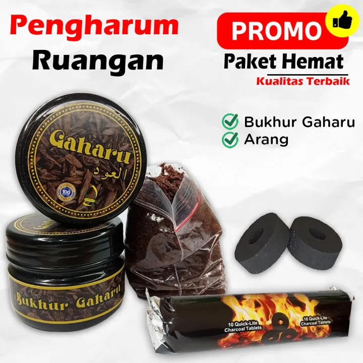 Promo Bukhur Gaharu Al Jufri + Arang Magic Kwalitas aroma gaharu Bukhur ...