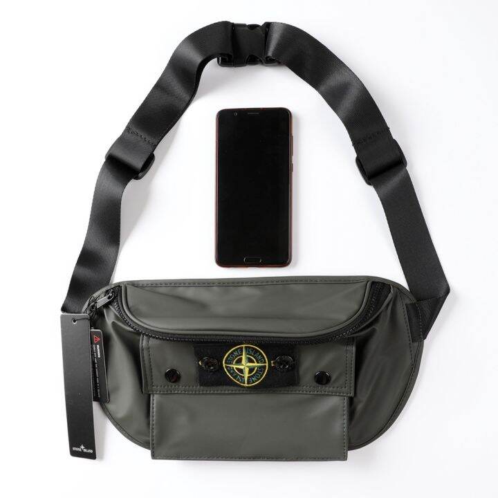 STONE ISLAND Compass Badge Male Chest Bag Waist Casual Small Shoulder ...