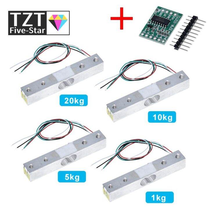 TZT Digital Load Cell Weight Sensor 1KG 5KG 10KG 20KG เครื่องชั่งครัว ...