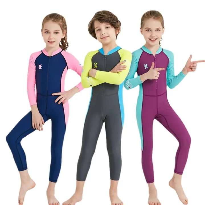 Winmax Kids Swimwear Children Swimsuits Lycra Rushguard Scuba Diving ...